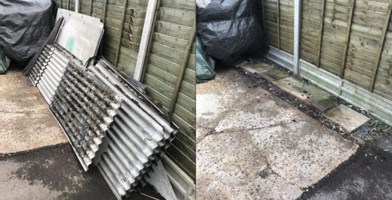 Collection and Disposal of Asbestos Sheets