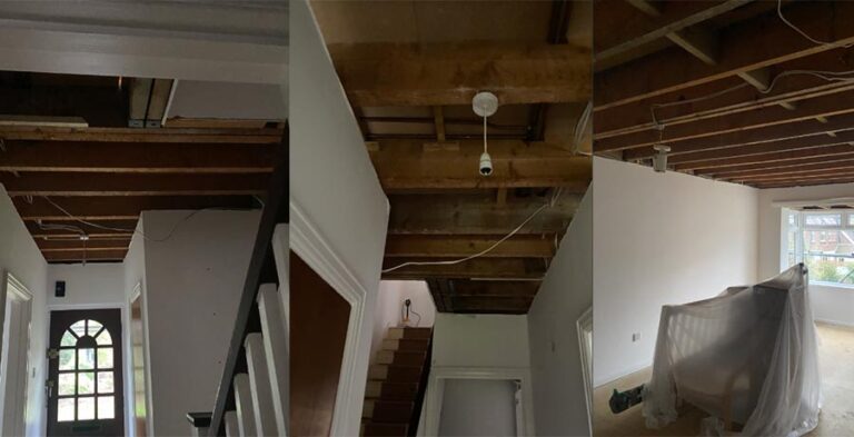 Removal of Artex Ceilings and Asbestos Door Lining in Portsmouth