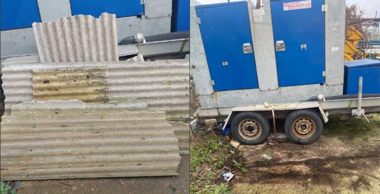 Removal of Fly-Tipped Asbestos in Chertsey | Meyer Southern Ltd